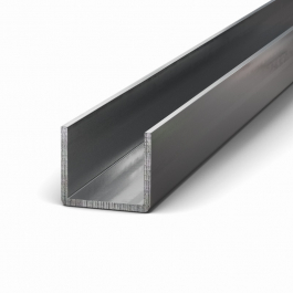 RVS U-profiel 20 x 40 x 20 x 2 mm Koud Gewalst RVS 1.4301/1.4307 (304 ...